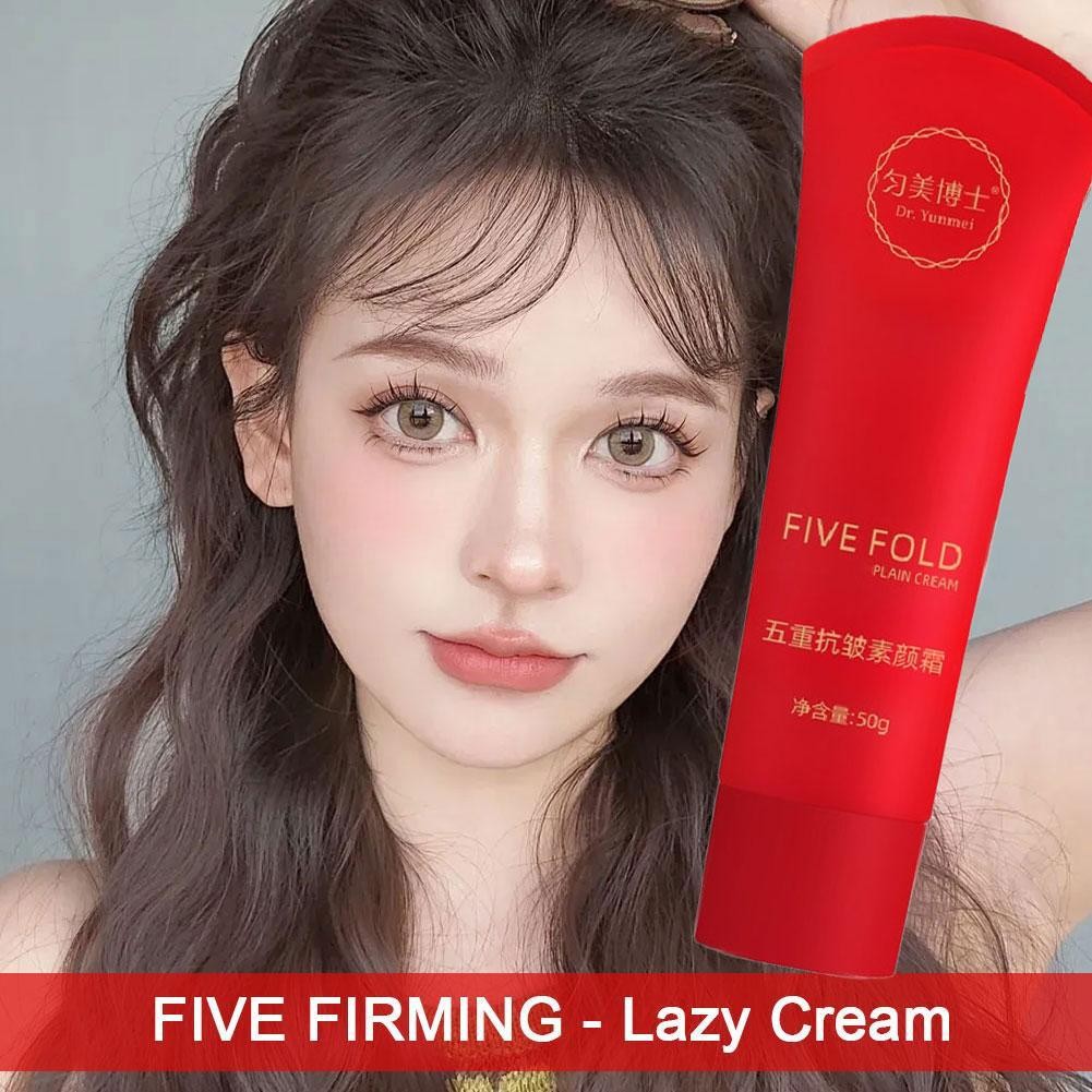 Isolation Face Lazy Cream Five-fold Face Cream Moisturizing Brightenn ...