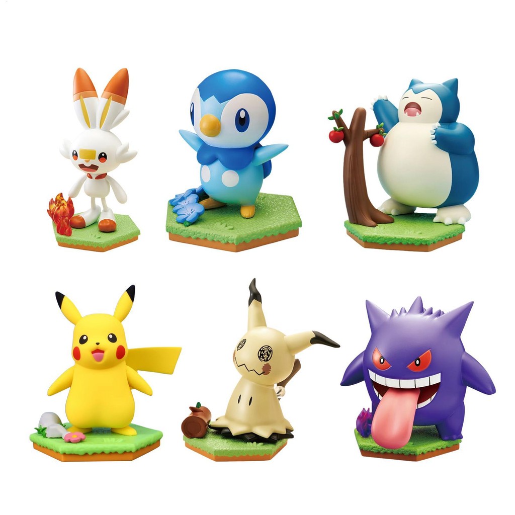 For For Pokémon fans Figurines Anime Small Anime Figures Movable Statue ...