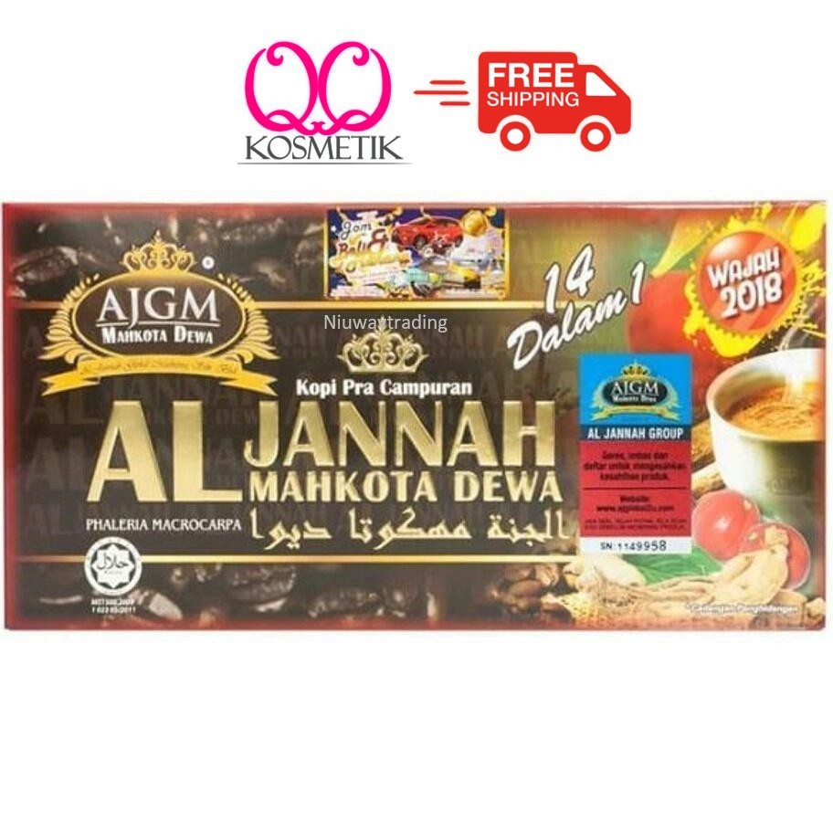 Kopi MAHKOTA DEWA Al Jannah AJGM Kotak/Papan 20s X 30gm 100% ORI HQ ...
