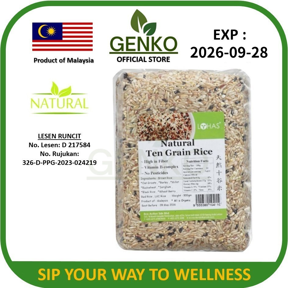 LOHAS Ten Grain Rice 900gm 天然十谷米 | Shopee Malaysia