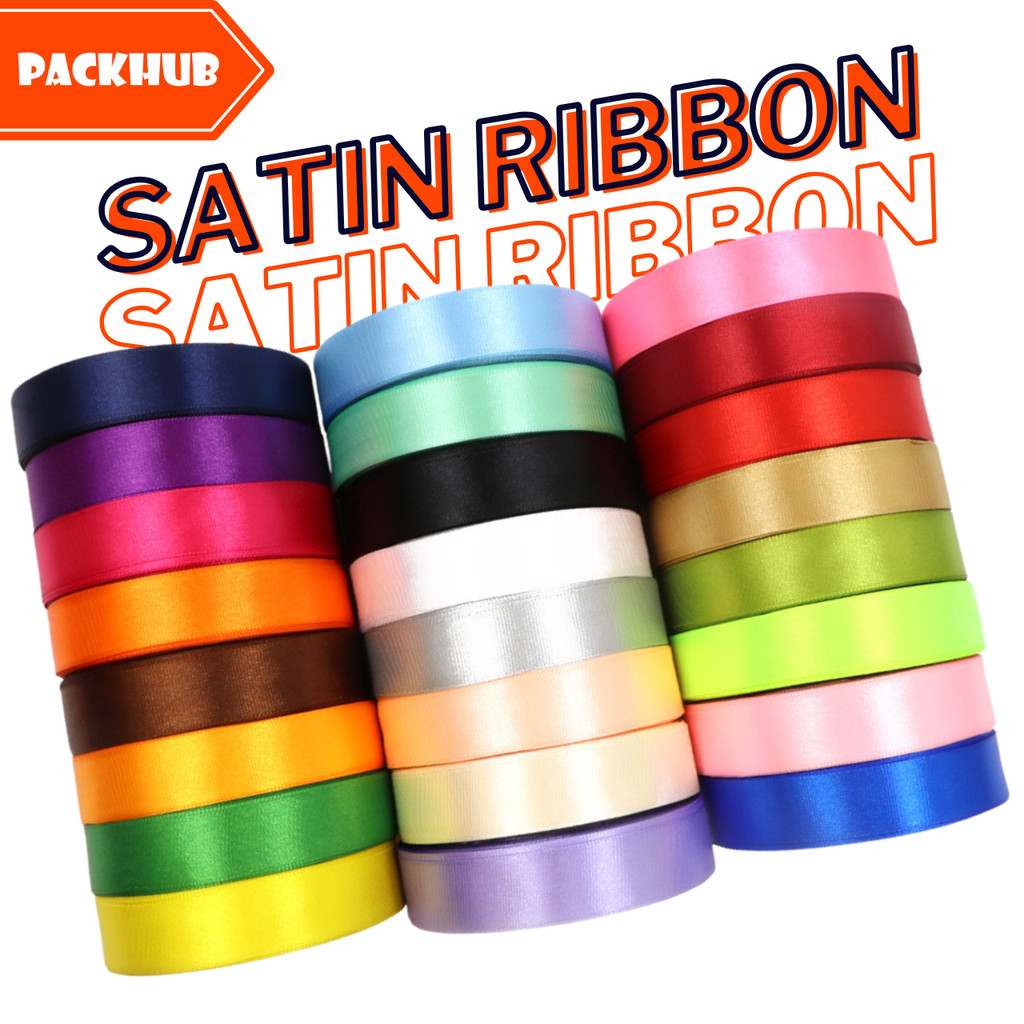 22M Satin Ribbon Gift Ribbon Reben Riben Flower Bouquet Ribbon Gift ...