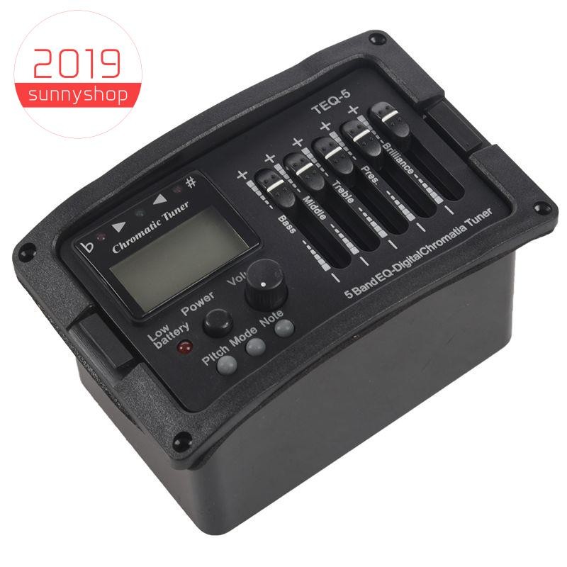 5 Band Acoustic Guitar Preamp EQ Equalizer Classical Acoustic Guitar ...