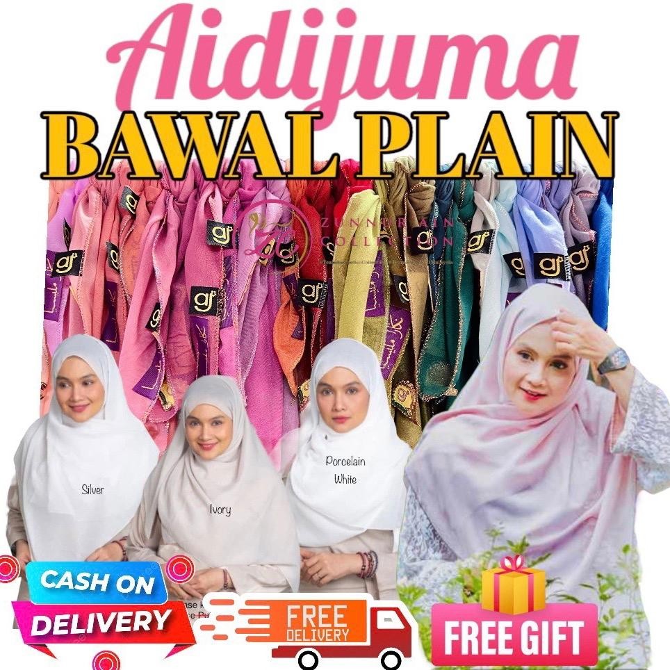 Sale Tudung Bawal Plain Aidijuma B46 | Shopee Malaysia