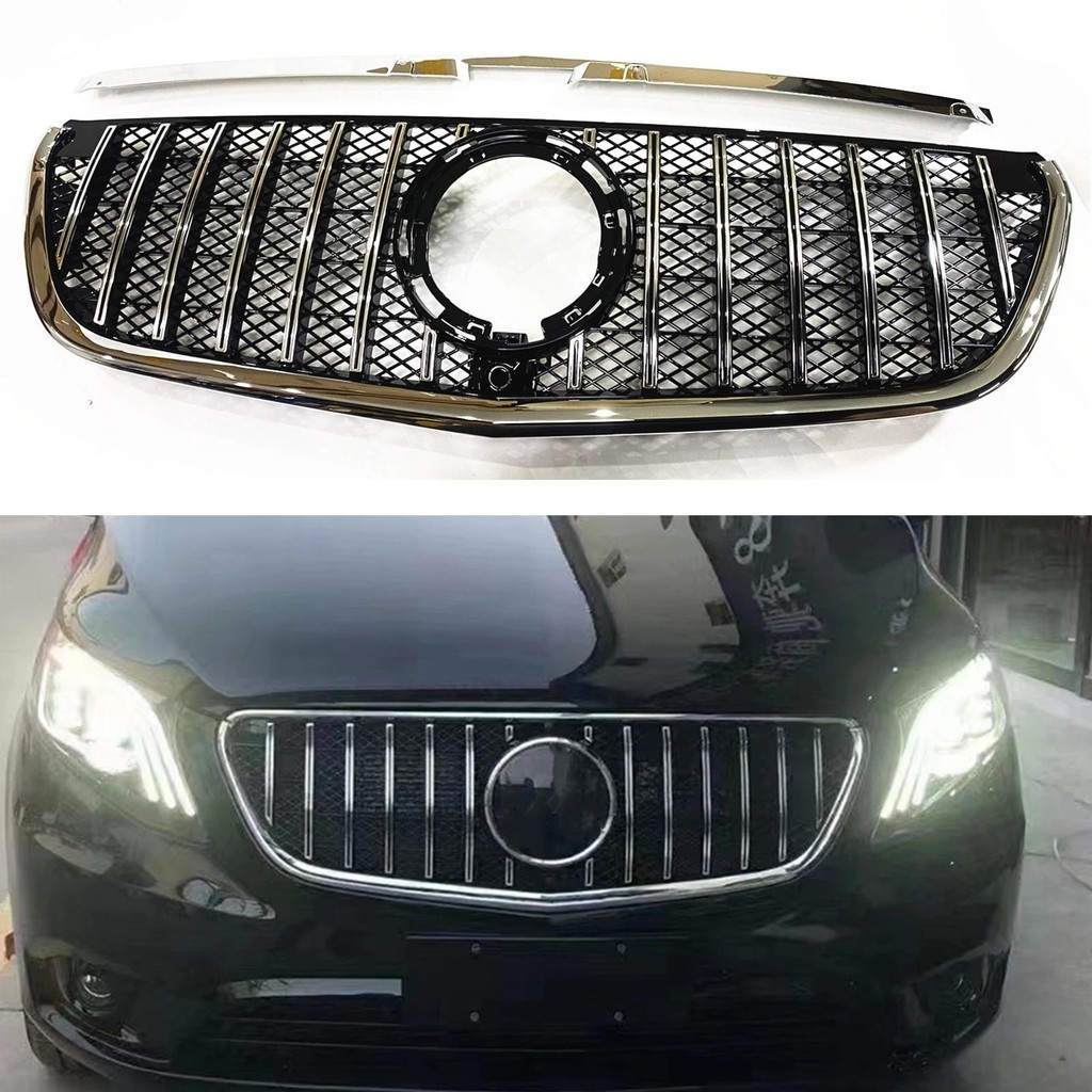 Front Grille Racing Grills For Mercedes Benz W447 Metris 2021-2023 GT ...