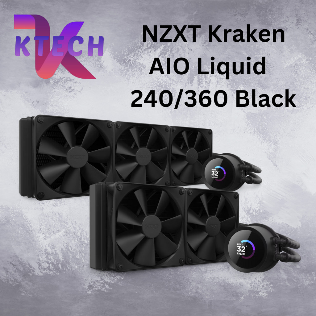 NZXT Kraken 240/360 AIO Liquid CPU Cooler PC cooling superior cooling ...