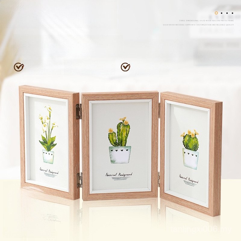 Creative Conjoined Combination Foldable Photo Frame Swing Table Two ...