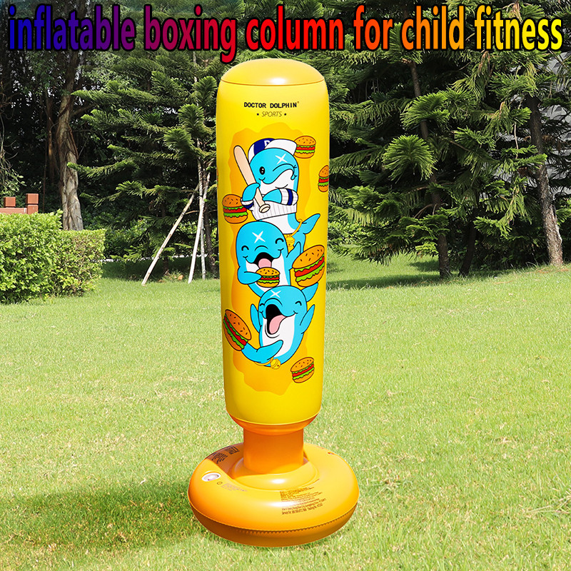 Inflatable Boxing Column for Kids Fun and Durable Child Fitness Sandbag ...