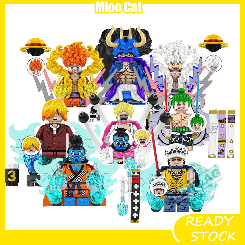 Zoro Jinbe Kaido Doflamingo NIKA NIKA LUFFY Sanji Mini figurine ...