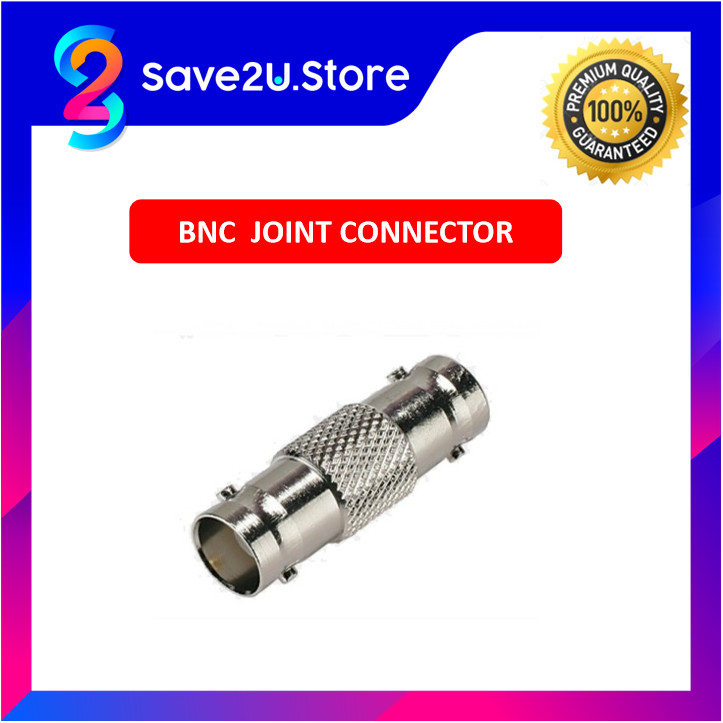 BNC female to female joint adapter straight connector RG59 RG6 for CCTV ...