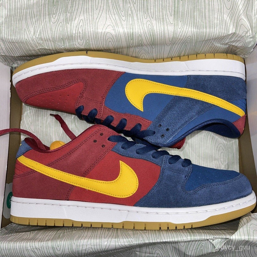 Original 2021 Nike SB Dunk Low pro "Barcelona" Mandarin duck sneakers ...