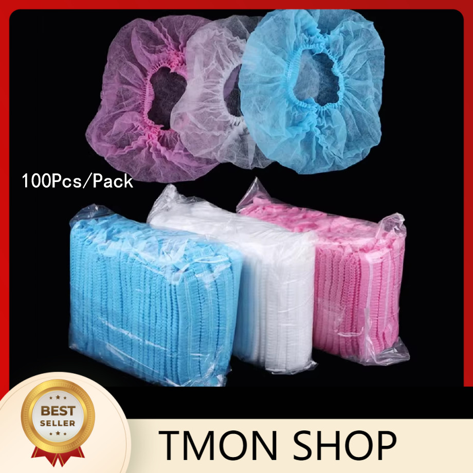 100pcs Disposable Non Woven Fabric Sterile Hat For Grafting Eyelash ...