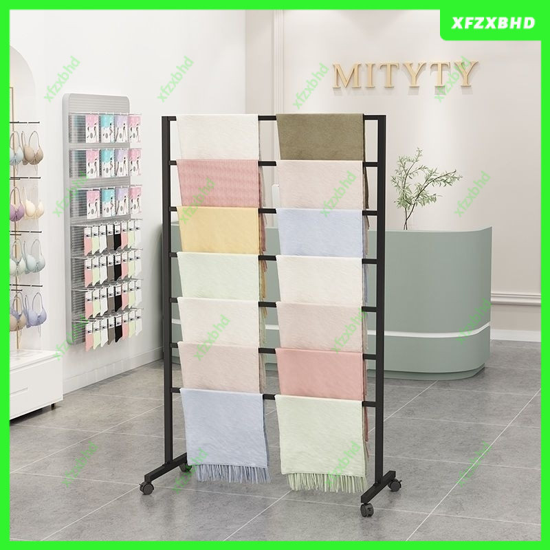 Ribbon Scarf Silk Scarf Floor-standing Display Stand Fabric Sample ...