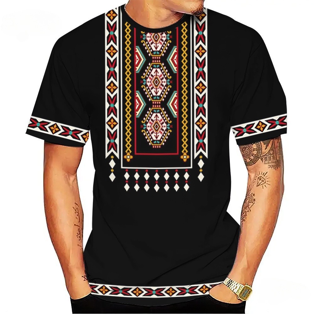 Black Dashiki Shirt/Indian/Batik/Bohemian/Boho/Ethnic/African/Tribal ...