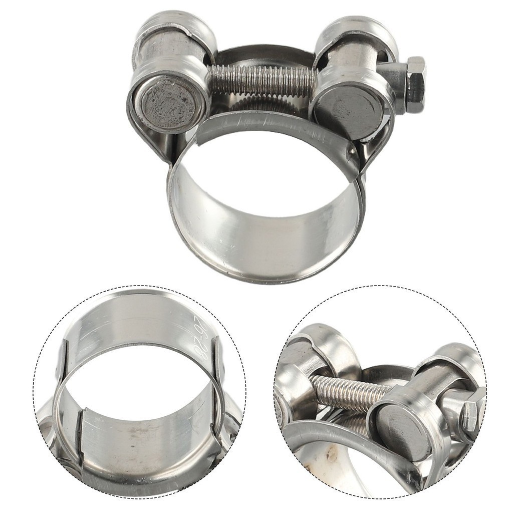 [Super] Hose Clamps-Clips Stainless Steel Heavy Duty T Bolt Exhaust ...