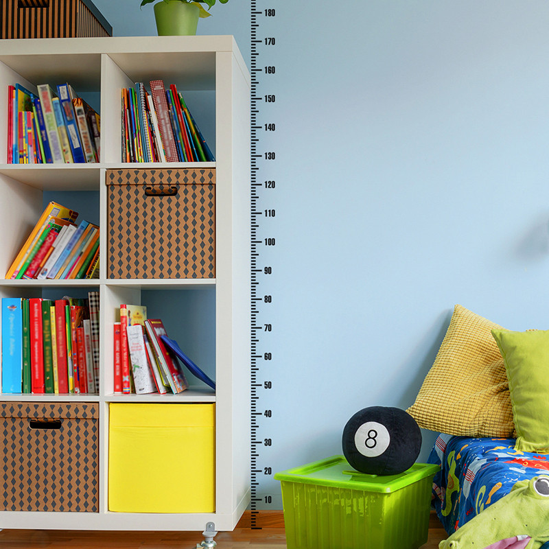 guyumao Cartoon Height Scale Wall Sticker Creative Measure Height ...