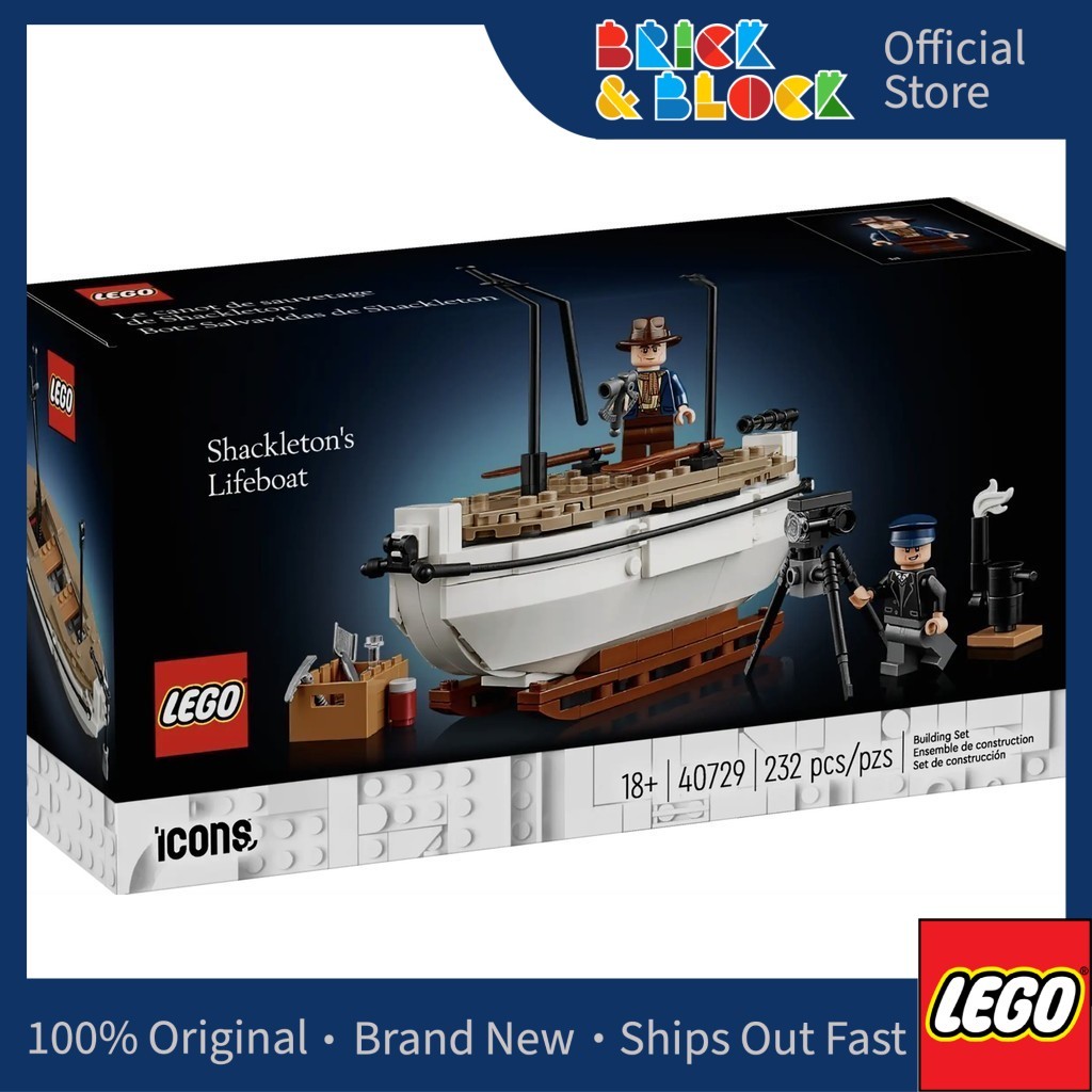 LEGO 40729 Shackleton's Lifeboat | LEGO ICONS | Shopee Malaysia