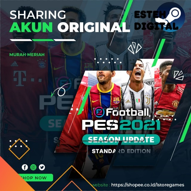 Efootball PES 2021 PC Sharing Original Offline ES TEAH | Shopee Malaysia