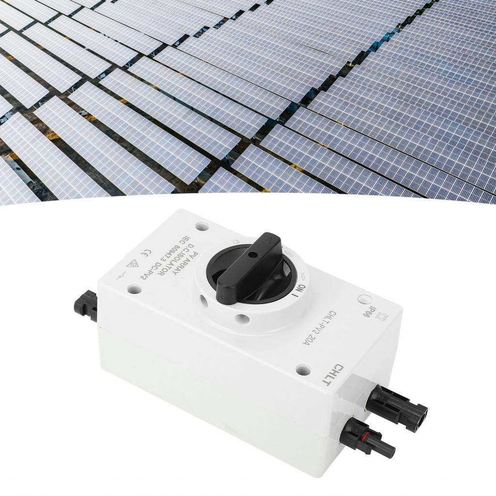 Kaobuy Solar Panel Isolator Switch Flame Retardant Pc 1000v Compact Design Dc Disconnect For