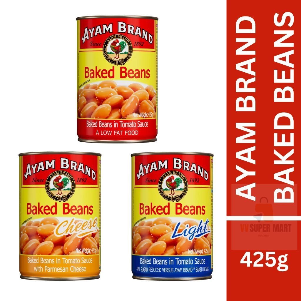 AYAM BRAND Baked Beans in Tomato Sauce (425g) | Shopee Malaysia