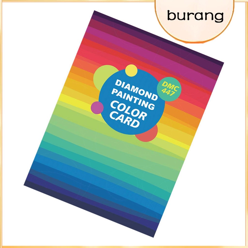 1/2/3 Paper DMC Diamonds Color Card Wide Application Color Reference ...