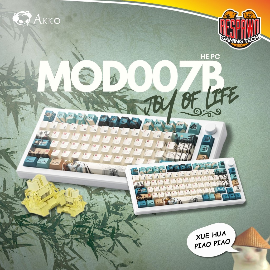 Akko 7th Anniversary MOD007B JOY OF LIFE PC Hall Effect Keyboard [Cream ...