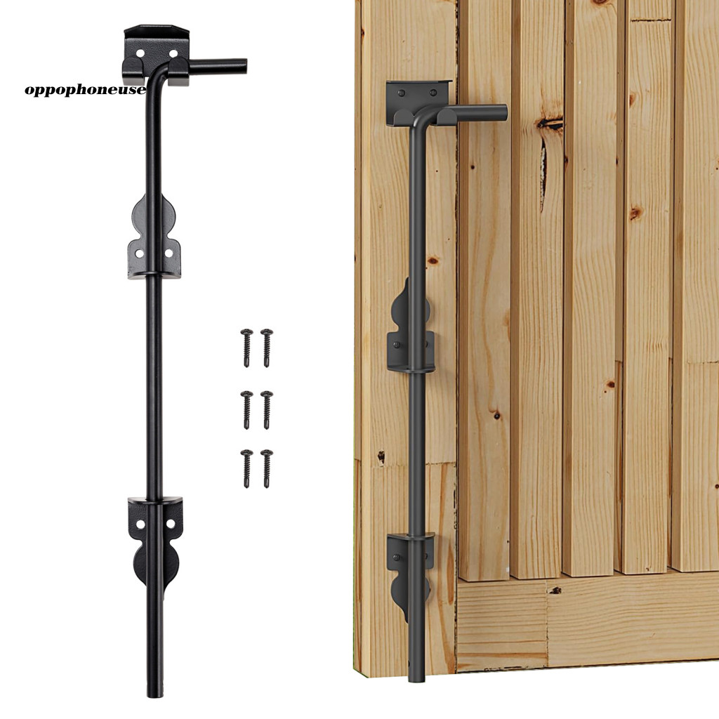 OPPO Fence Gate Latch Fence Door Lock 12 Inch Metal Cane Bolt Gate Lock ...