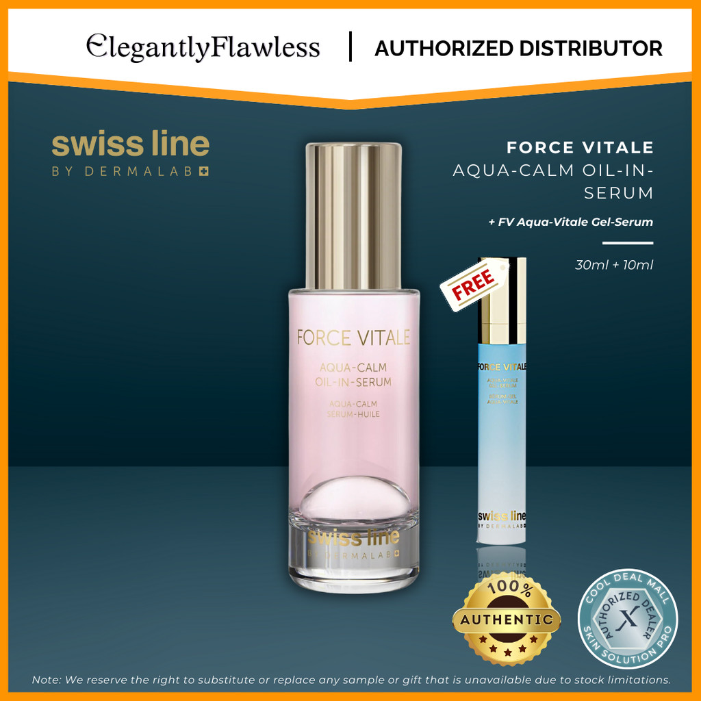 Swissline Force-Vitale Aqua-Calm Oil-In-Serum | 30ml (Gift Set ...