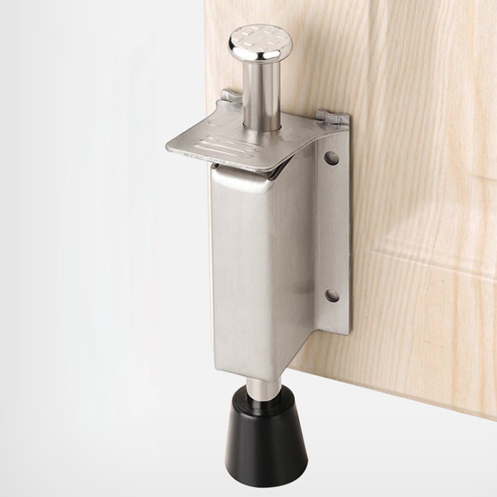 [CM] Door Foot Stopper Holder Floor Stop Buffer Gate Stay Catch Latch ...
