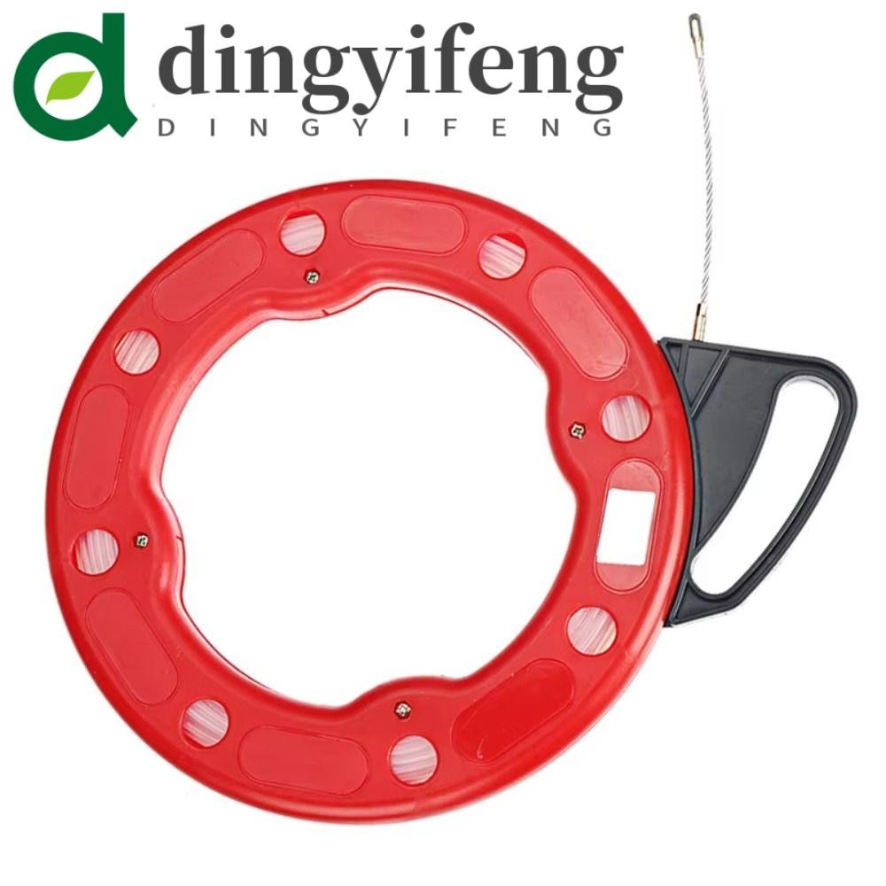 DINGYIFENG Fish Tape Reel Puller, 4mm 10/15/20/25/30m Easy To Use Cable ...