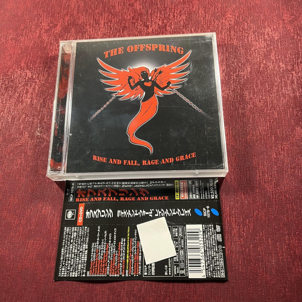 (Japan Edition ) J7807 The Offspring - Rise And Fall 朋克 CD+DVD 厚盒 限时 ...