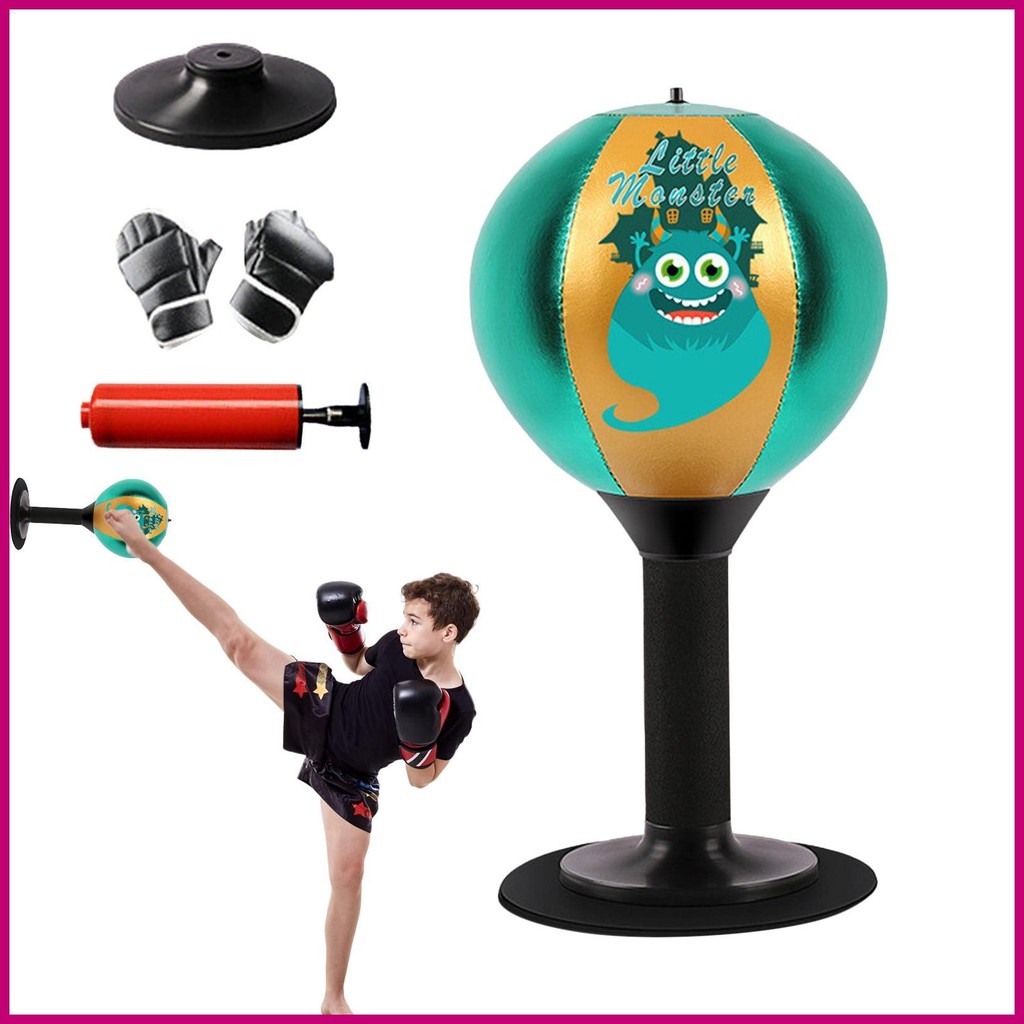 Boxing Bag For Kids Suction Cup Tabletop Training Speed Bag Portable ...