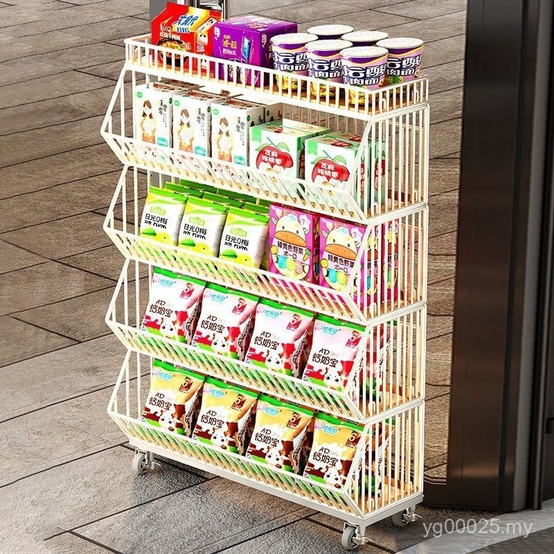 Toy Mobile Floor Small Sales Department Multi-Layer Shelf Food ...