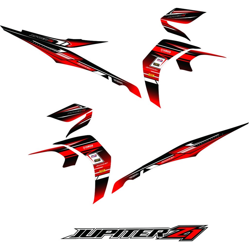Striping Variations of Yamaha Jupiter Z1 Fi New Motorcycle Racing Style ...