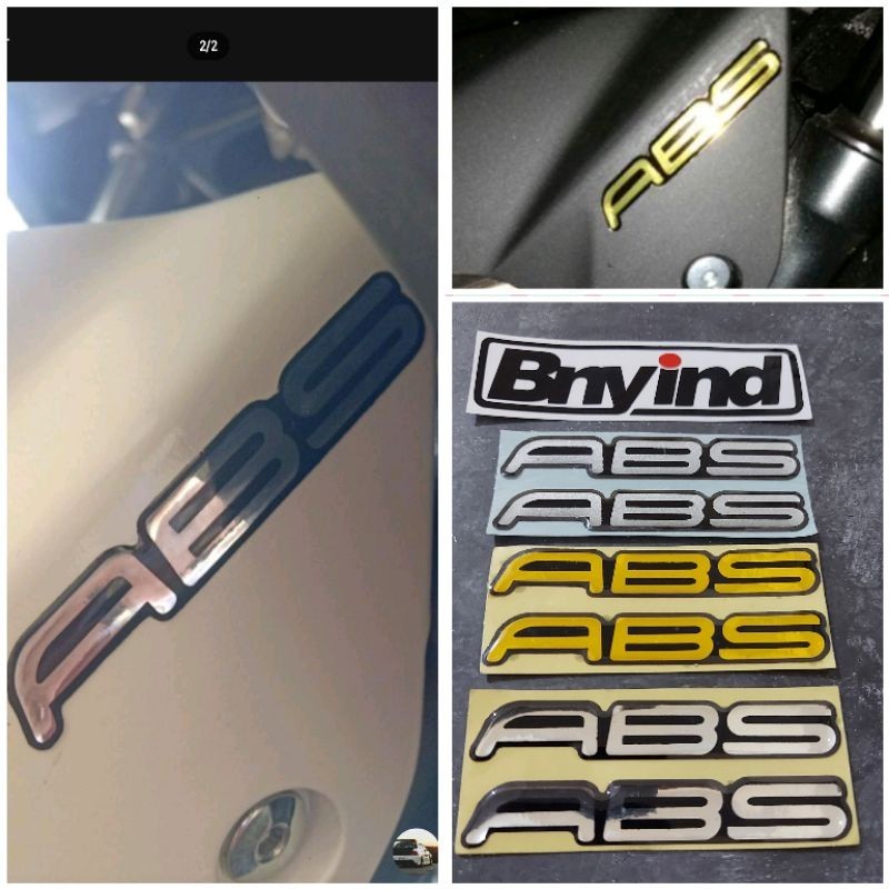 [ Furmotor ] ABS YAMAHA EMBLEM STICKER embossed HIGH QUALITY MEDAN ...