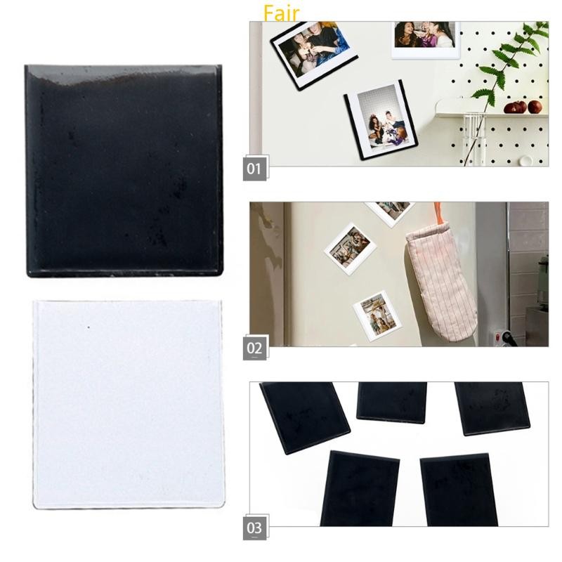 Fair Reusable Blank Photo Insert Magnets Magnetic Pictures Frame Photo ...