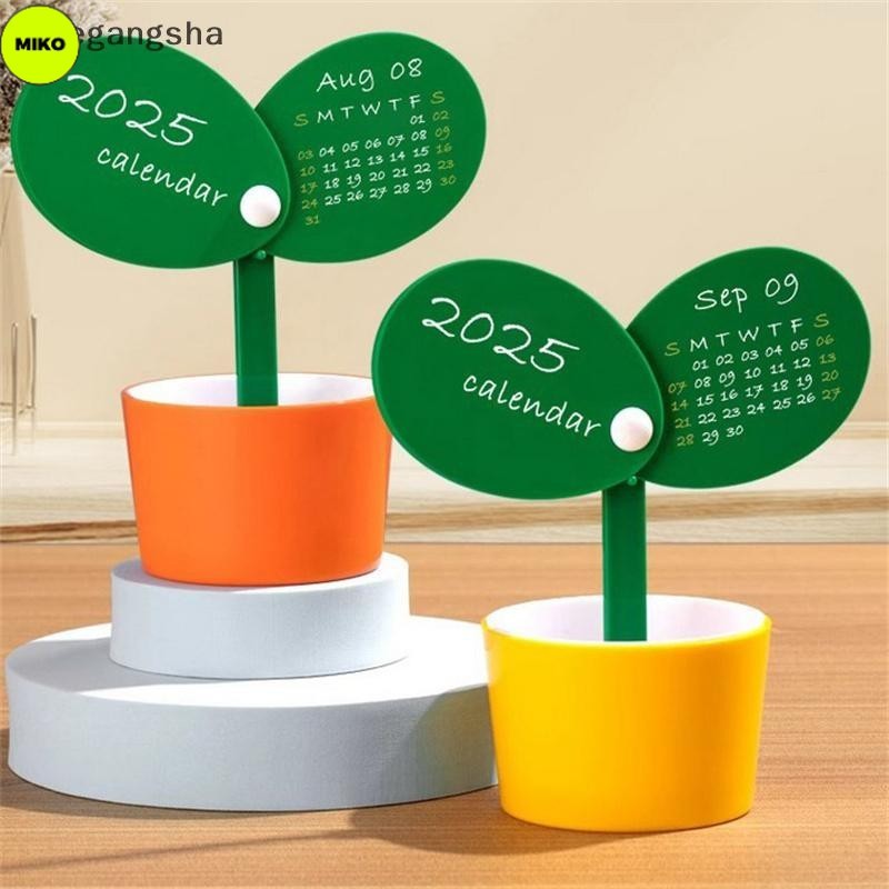 MS Creative Grass Shape Desk Calendar New 2025 Year Cute Desktop ...