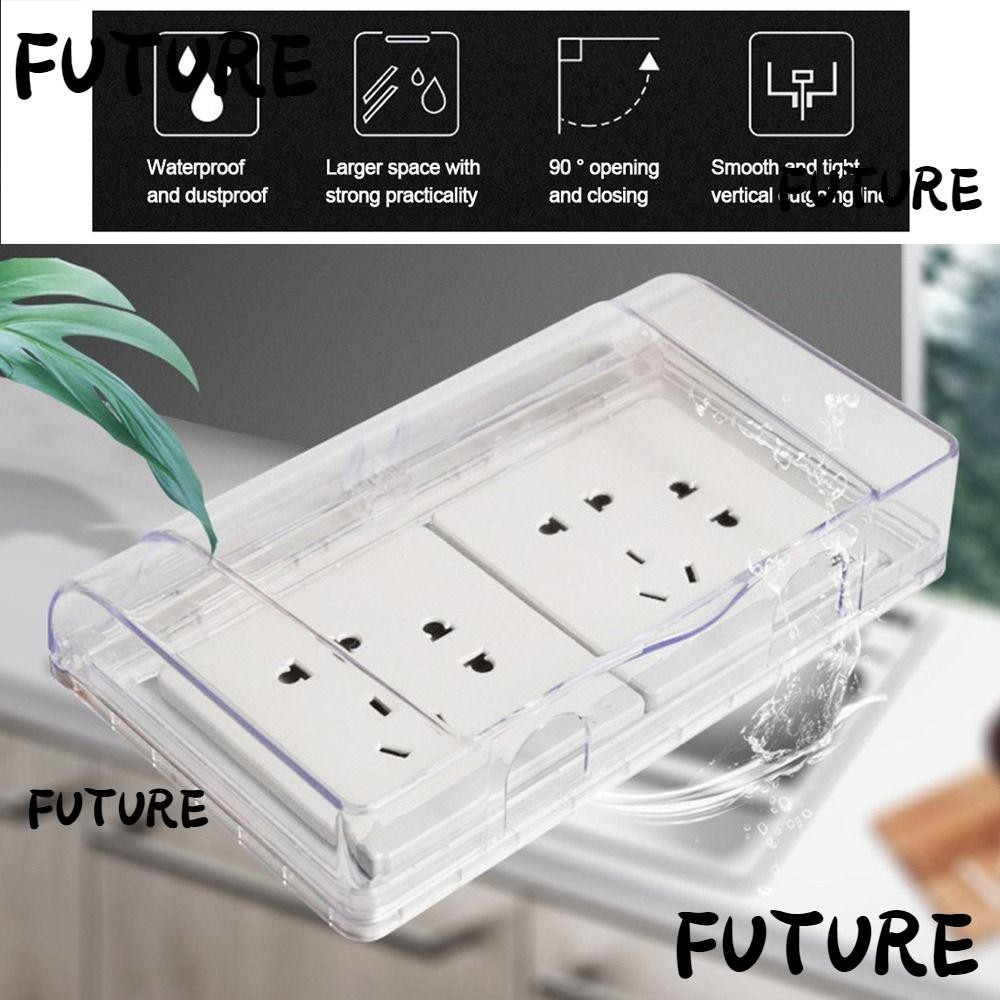 HL-FUTU Switch Protective Cover, Self-Adhesive 86 Type Socket ...