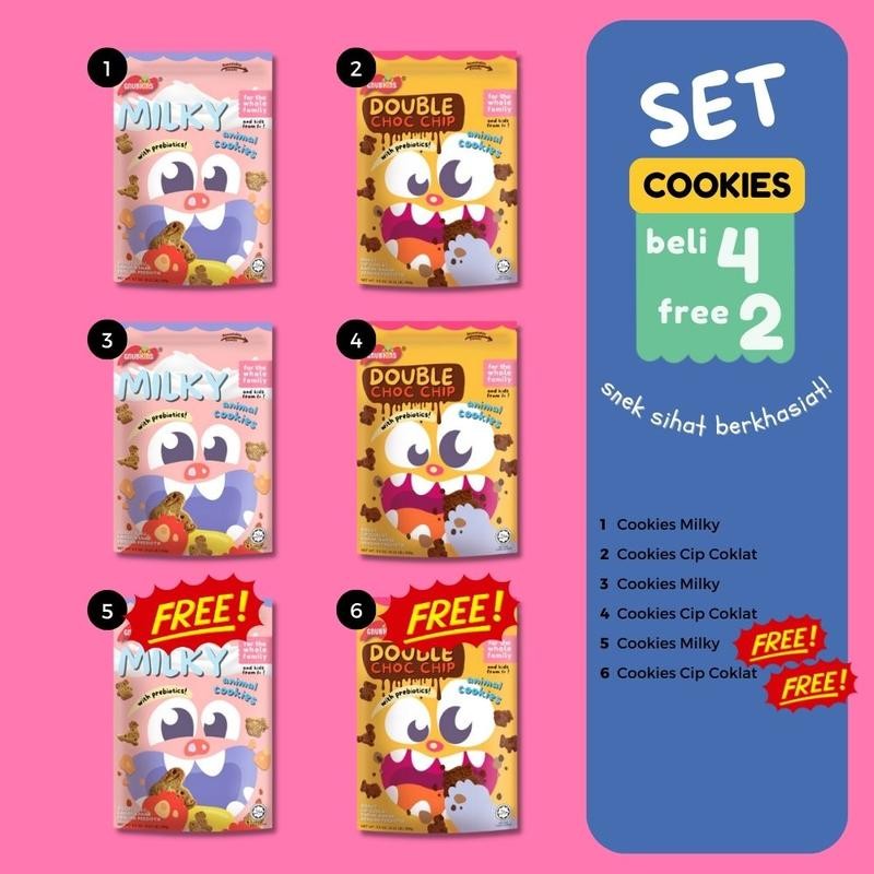 Gnubkins Set Cookies Kanak-kanak Beli 4 Free 2 Food Baby Snacks ...