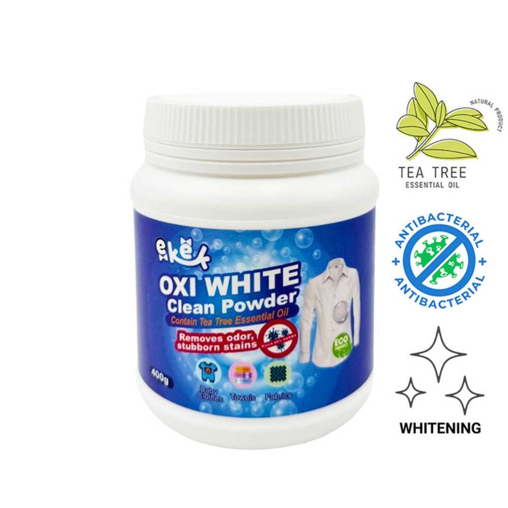 EKEK OXI White Clean Powder 400g Whitening Color-safe Surface Stain ...