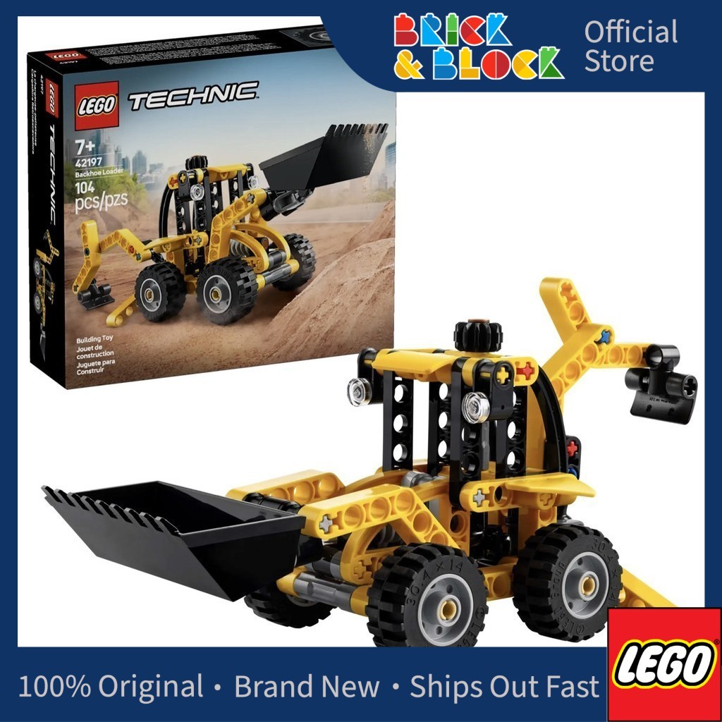 LEGO 42197 Backhoe Loader | LEGO Technic | Shopee Malaysia
