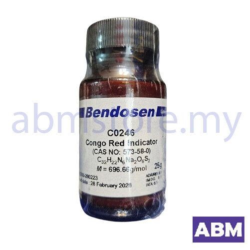 Congo Red Indicator AR, Bendosen (25g) CAS No 573-58-0 | Shopee Malaysia