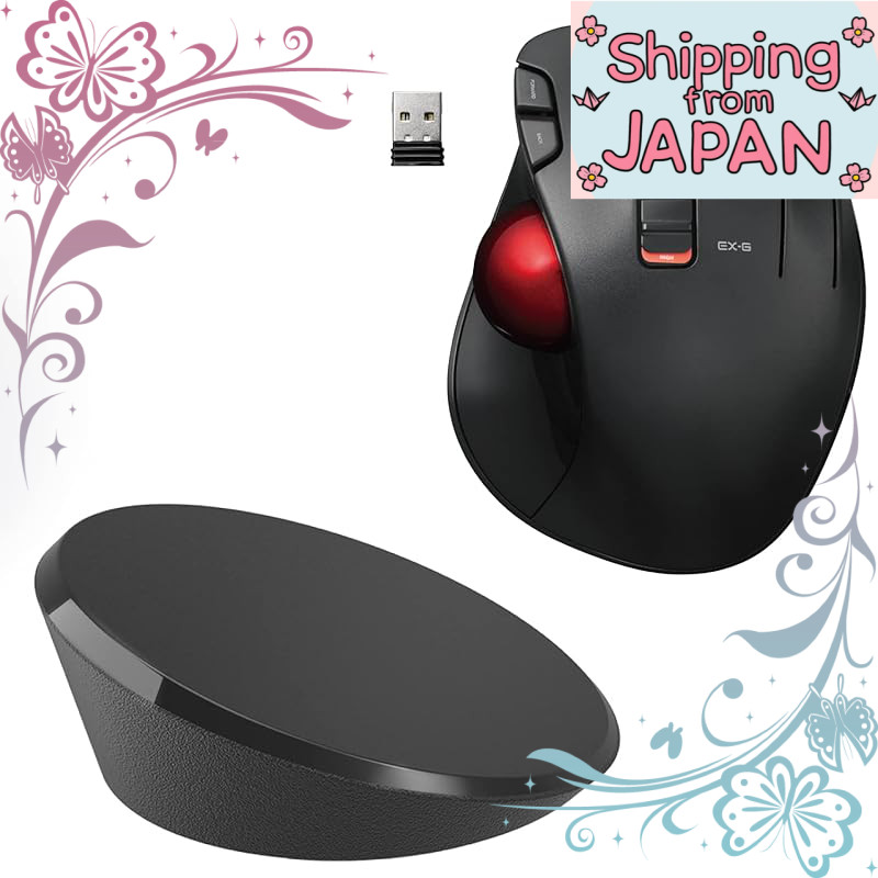"Elecom Wireless Trackball Mouse with Adjustable Tilt and 6 Buttons - Black"Direct from japan ...