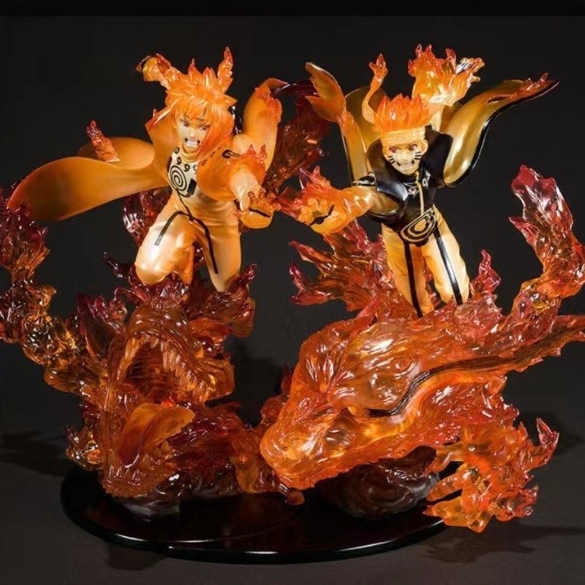 Naruto Six Paths Nine Tails Naruto Kakashi Figure High-Quality Jutsu ...