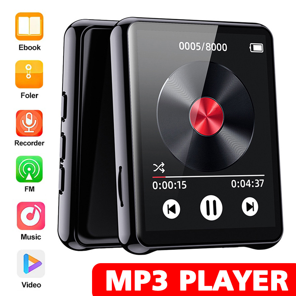 2.4 inch MP3 Music Player with Bluetooth 5.0 Walkman Full Touch Screen ...