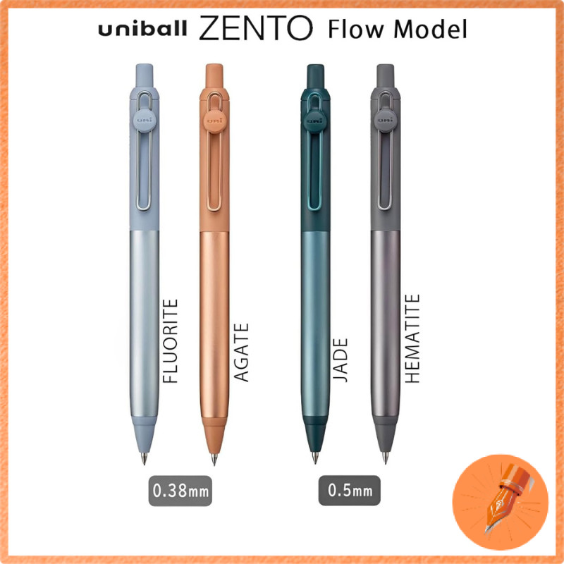Uniball ZENTO Flow Model Water-based Ballpoint Pen Uni-Ball | Shopee Malaysia
