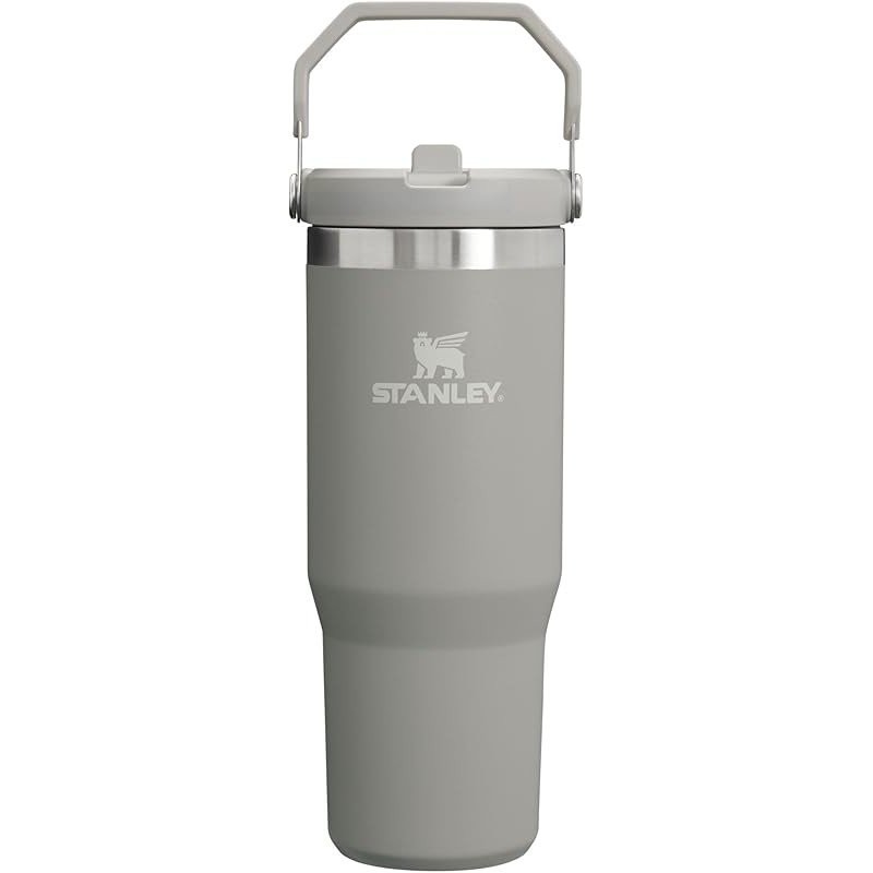 Stanley IceFlow Flip Straw Tumbler dengan Pemegang 30 oz | Putar Pada Tudung dan Balikkan Jerami ...