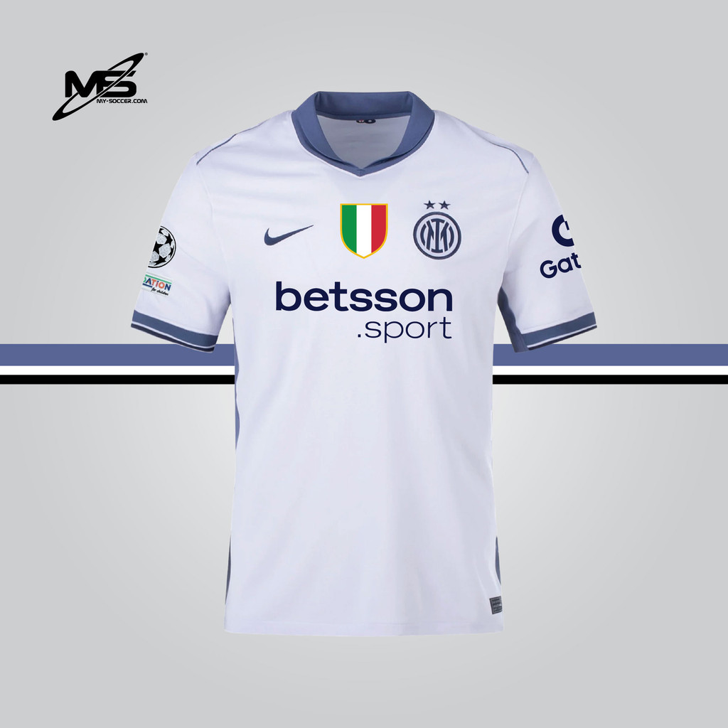 UCL NIKE Inter Milan FC Away 2024-25 Stadium Jersey (Completed with ...