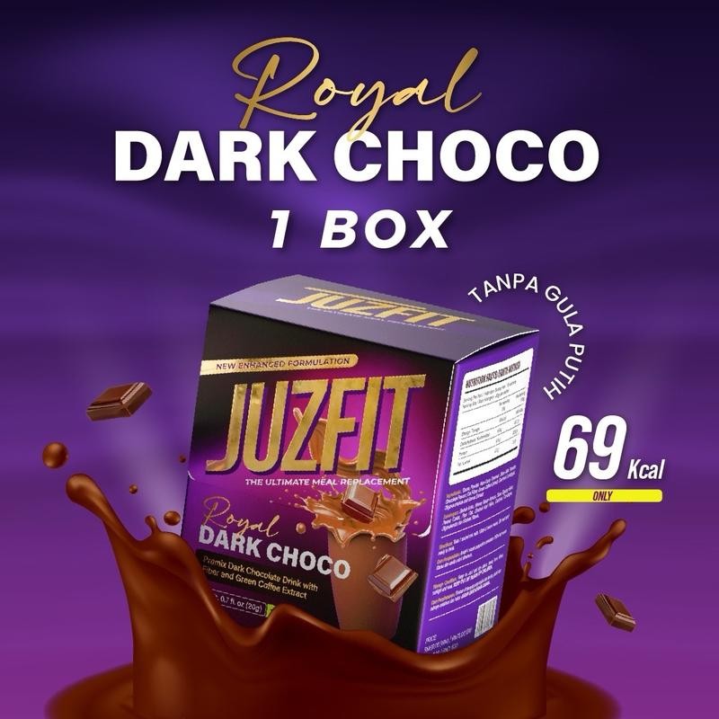 JUZFIT DARK CHOCO Meal Replacement Fiber | Shopee Malaysia