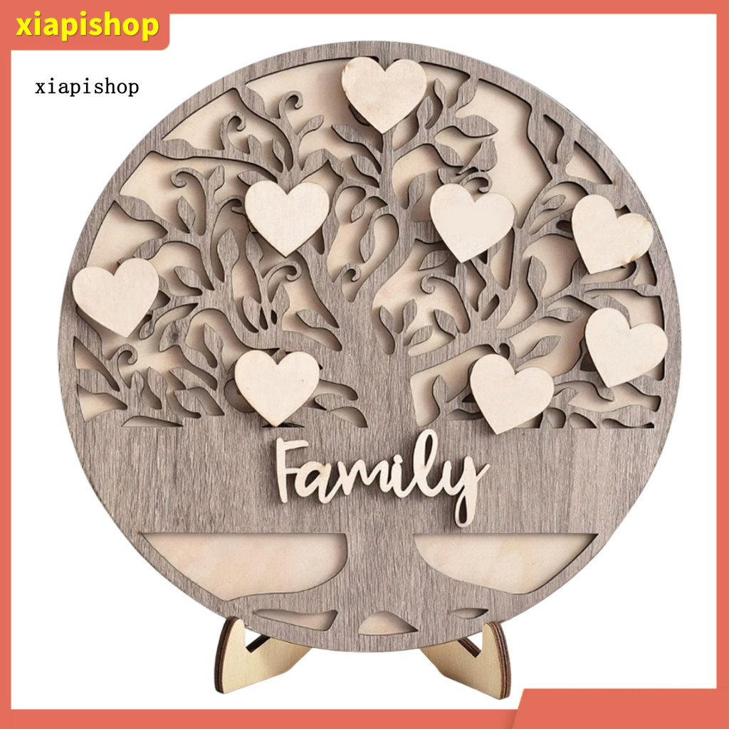 XPS High-quality Wooden Family Tree Decoration Family Tree Ornament ...