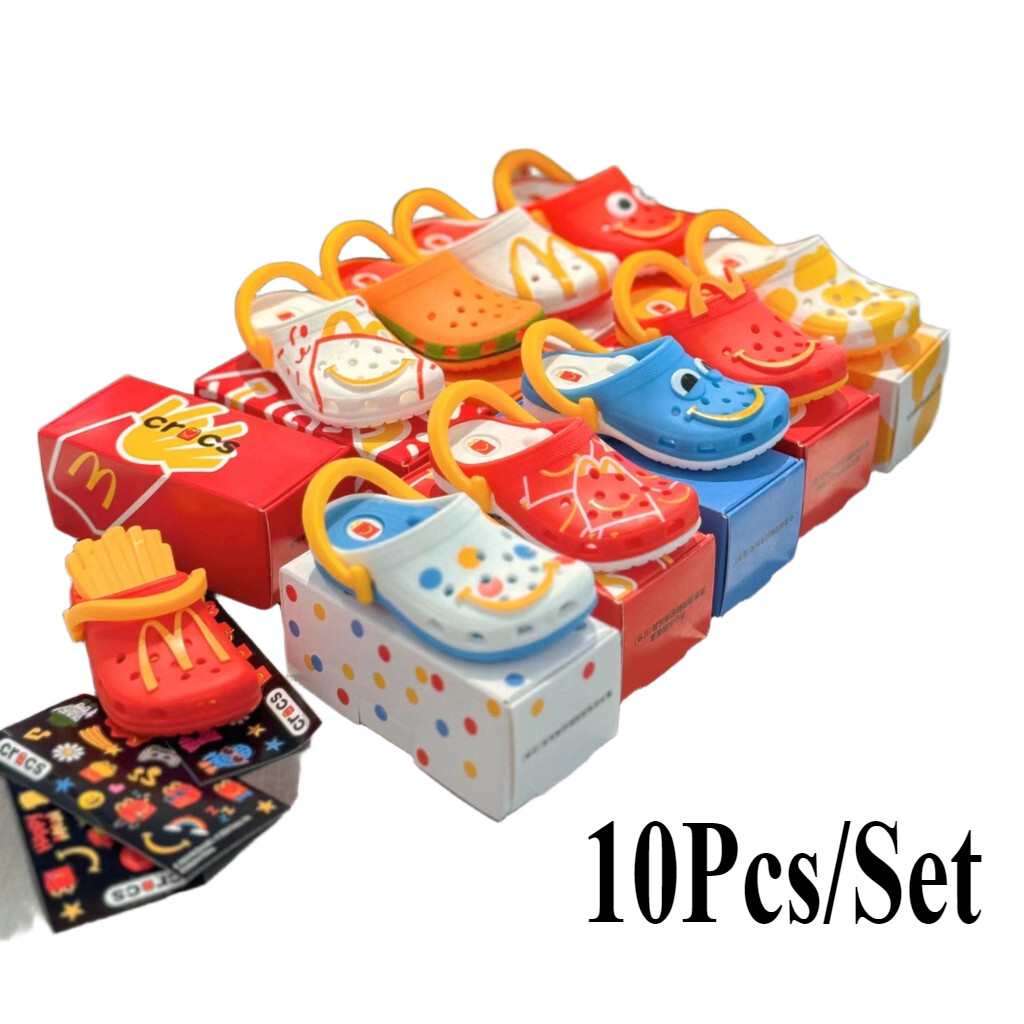 Mcdonalds Crocs Keychain Mini Mcdo Crocs Keychain Happy Meal McDonald's ...